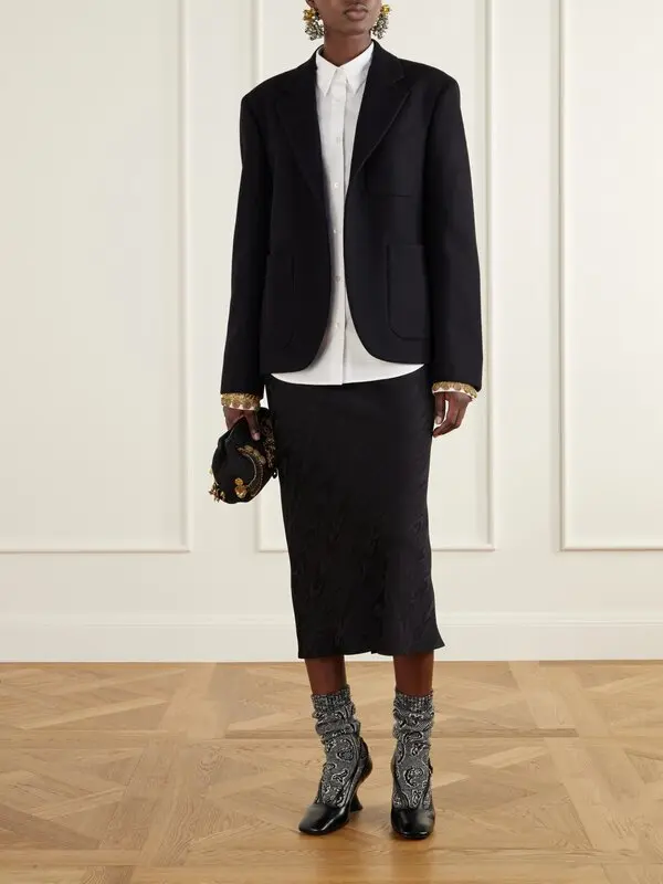Dries Van Noten Wool-felt Blazer