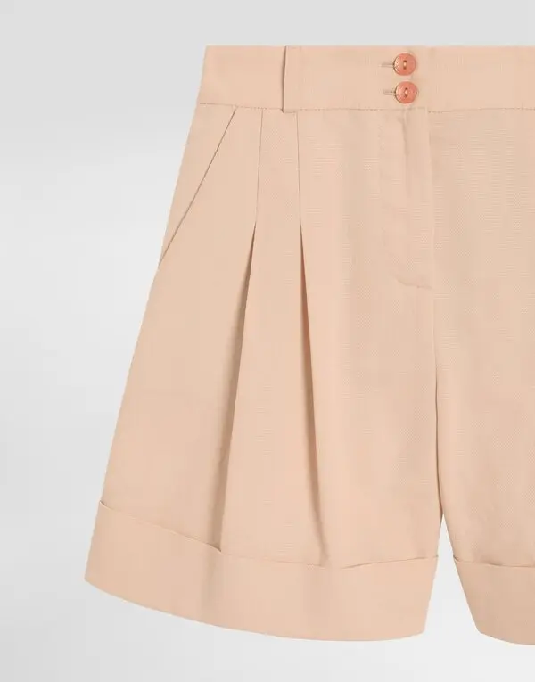 Dolce & Gabbana Cotton Blend Bermuda Shorts