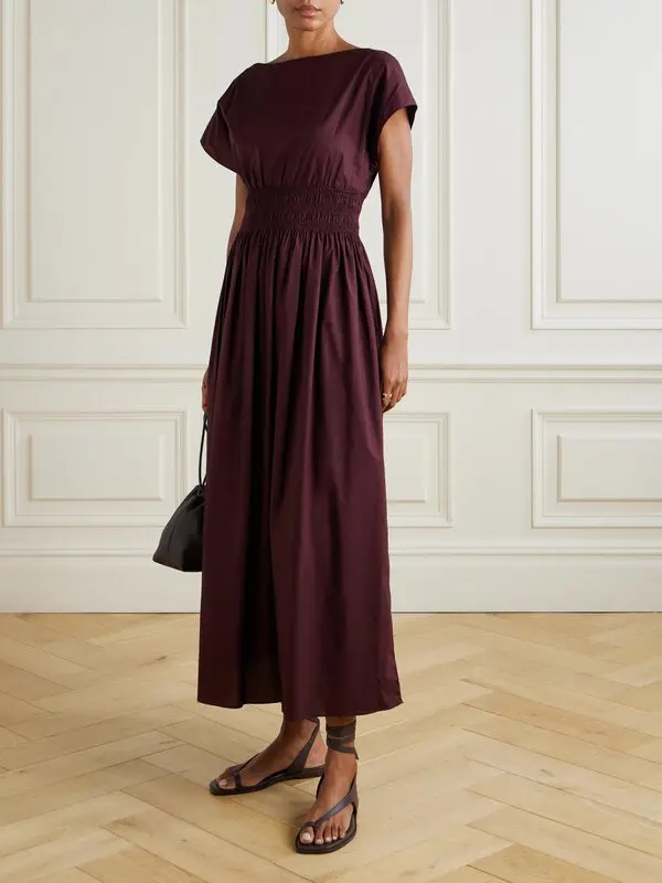Matteau Cotton-poplin Midi Dress