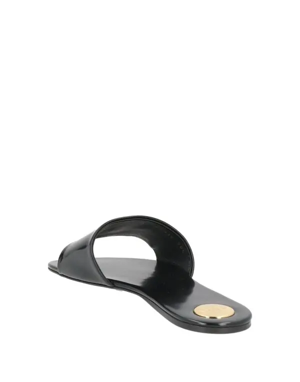 Saint Laurent Minimalist Patent Leather Slippers
