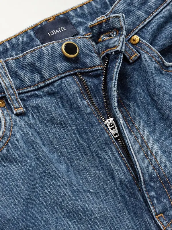 Khaite High-rise Straight-leg Jeans