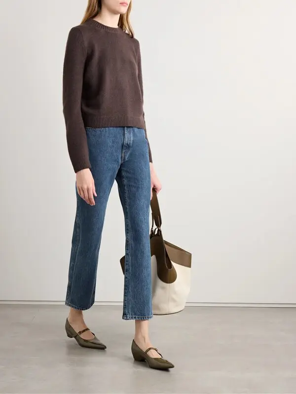 Khaite High-rise Straight-leg Jeans
