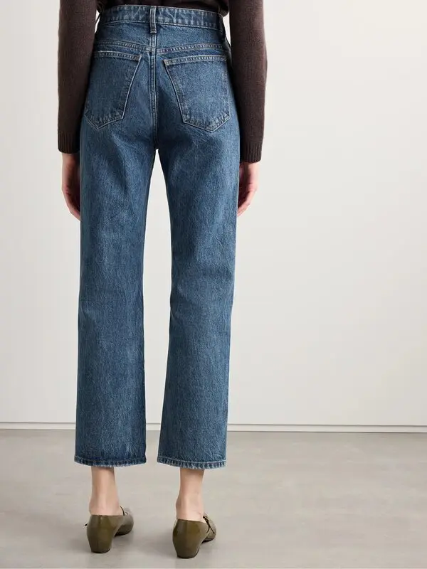 Khaite High-rise Straight-leg Jeans
