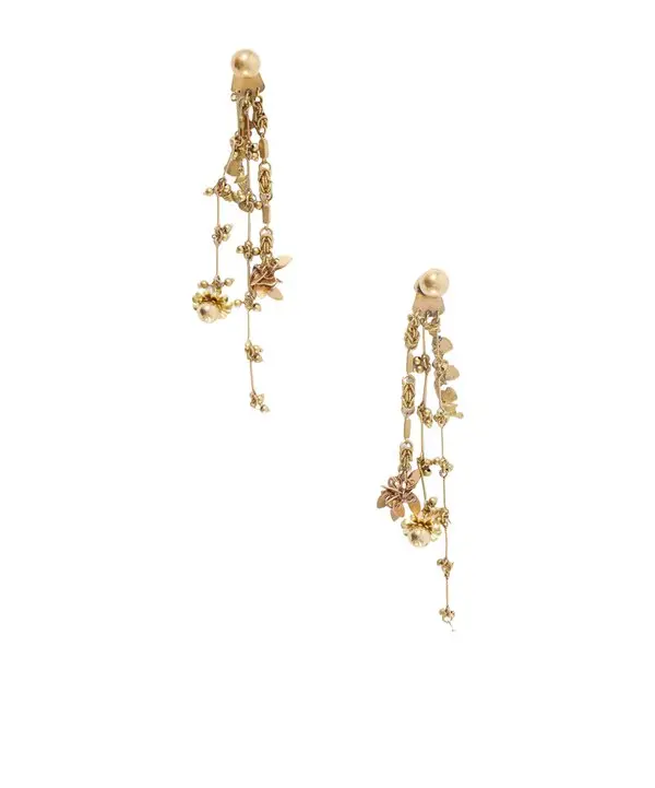 Dries Van Noten Embellished Earrings - Yellow