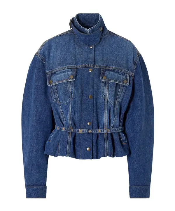 Dries Van Noten High-collar Denim Jacket