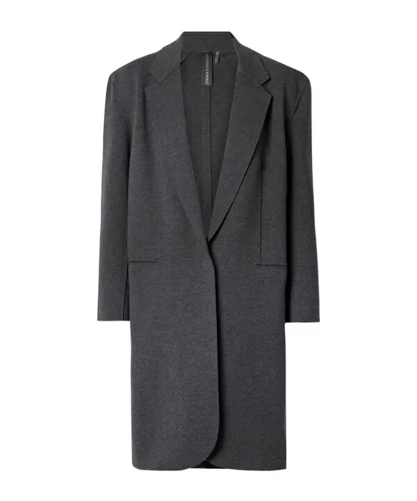 Norma Kamali Oversized Cotton-blend Blazer