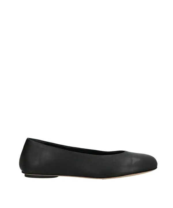 Max Mara Minimalist Leather Ballet Flats