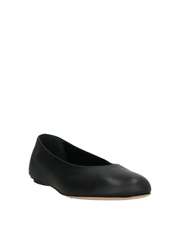 Max Mara Minimalist Leather Ballet Flats