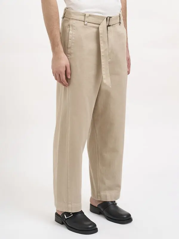 ENTIRE STUDIOS Belted Casual Trousers