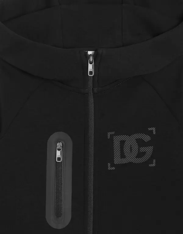 Dolce & Gabbana Logo-print Zip-fatening Sweatshirt