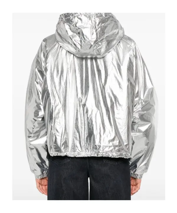IRO PARIS Metallic Hooded Jacket