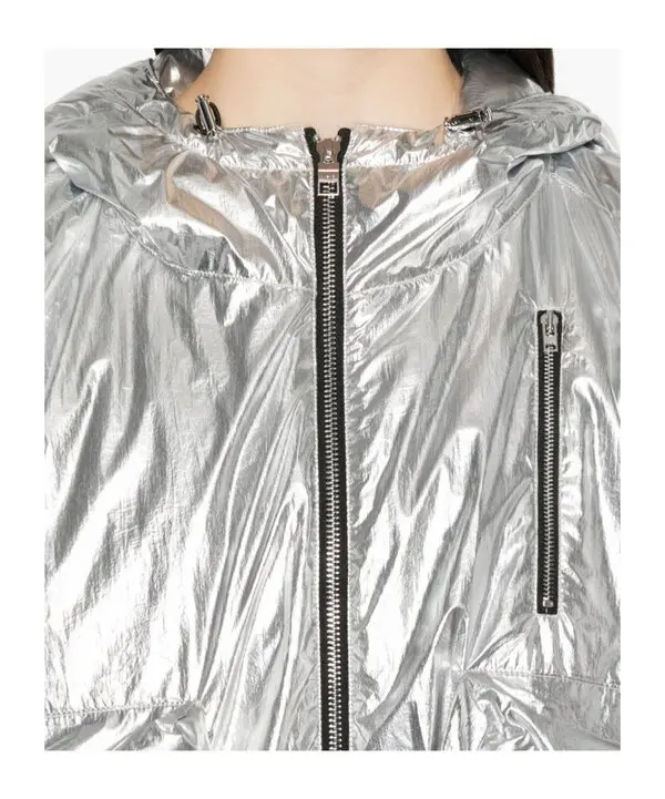 IRO PARIS Metallic Hooded Jacket