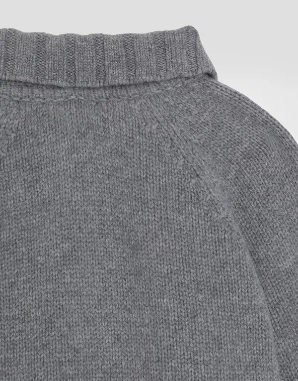 Dolce & Gabbana Polo-neck Logo-plaque Sweater