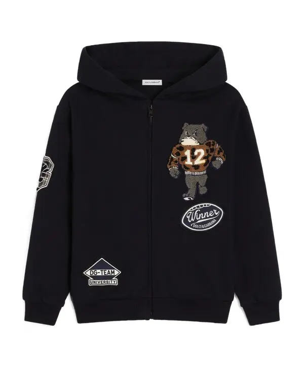 Dolce & Gabbana Cotton Sweatshirt With Patch