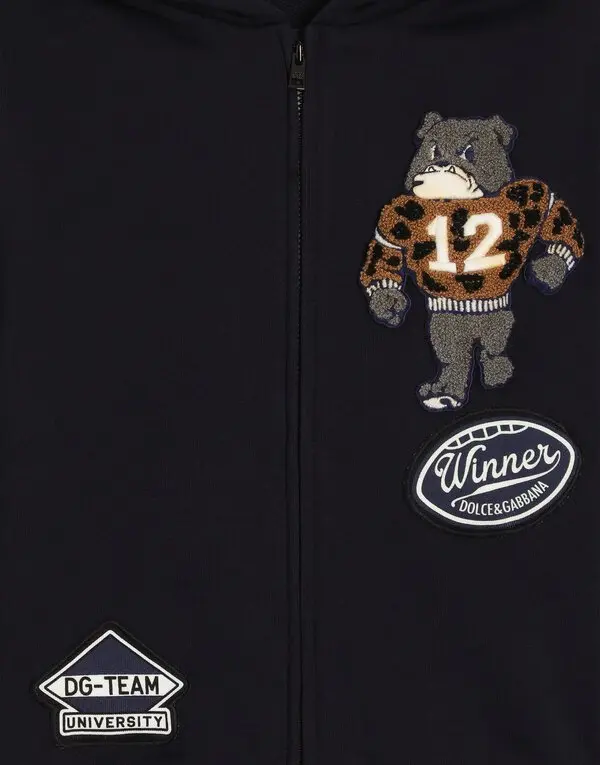 Dolce & Gabbana Cotton Sweatshirt With Patch