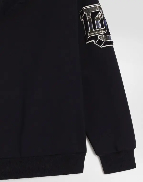 Dolce & Gabbana Cotton Sweatshirt With Patch