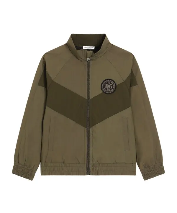 Dolce & Gabbana Chevron Bomber Jacket
