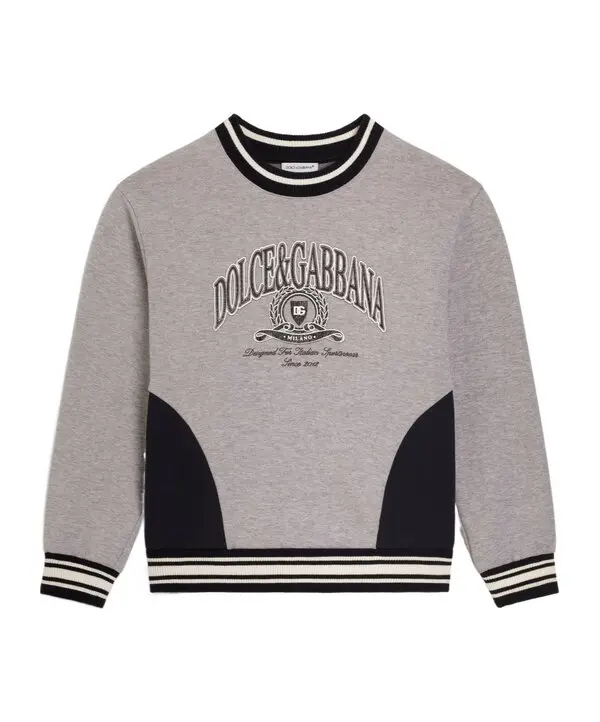 Dolce & Gabbana Cotton Sweatshirt With Logo