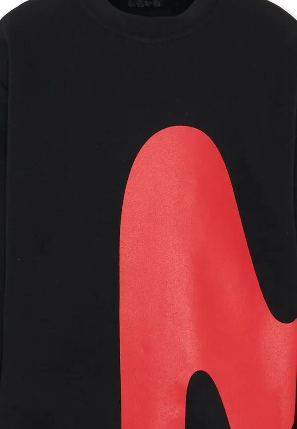 MSGM Abstract-print Sweatshirt