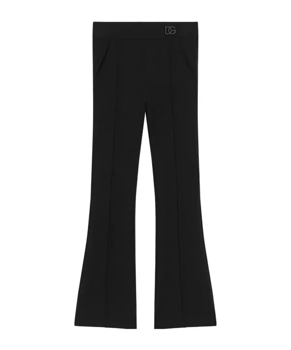 Dolce & Gabbana Logo-embellished Flared Trousers