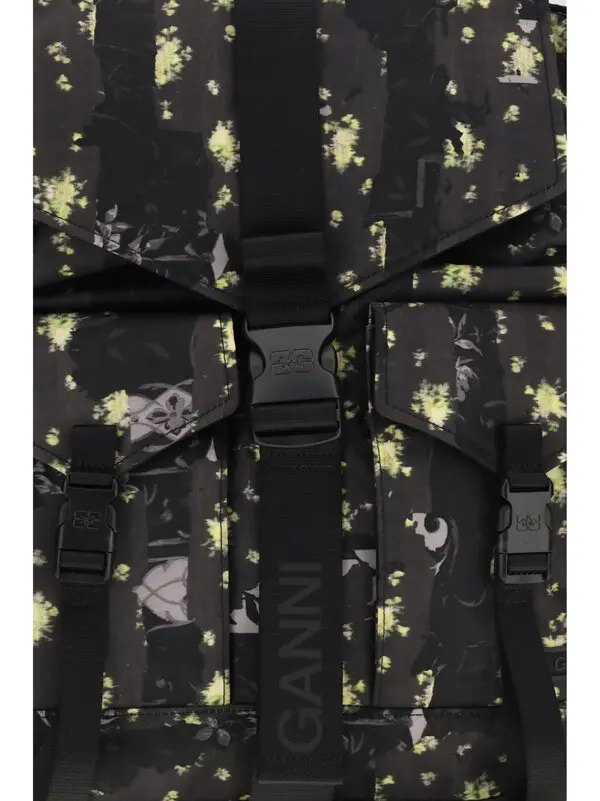 GANNI Printed Backpack