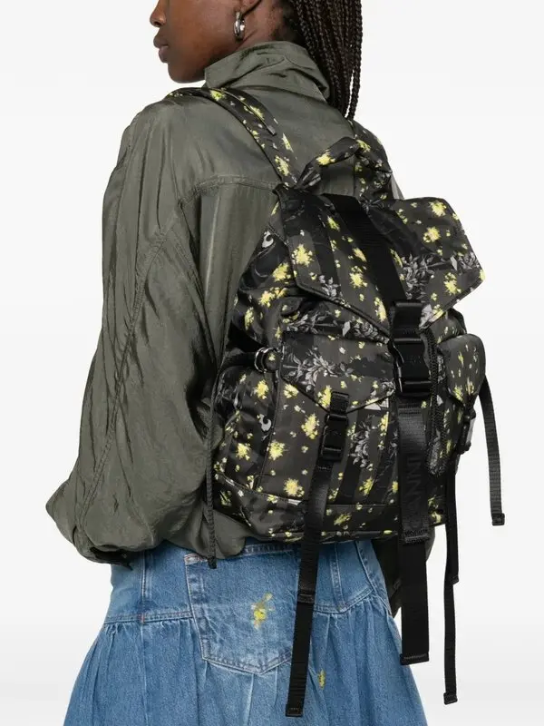 GANNI Printed Backpack