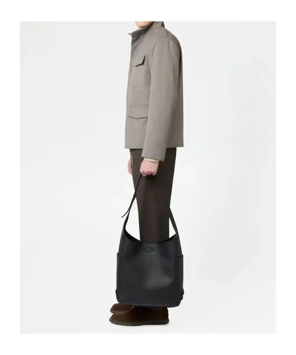 TOD'S Pebbled Hobo Shoulder Bag
