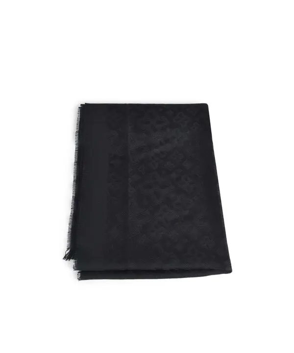 Tagliatore Jacquard Logo Scarf