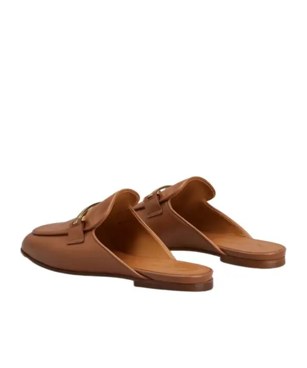 TOD'S Logo Engraved Slip-on Mules