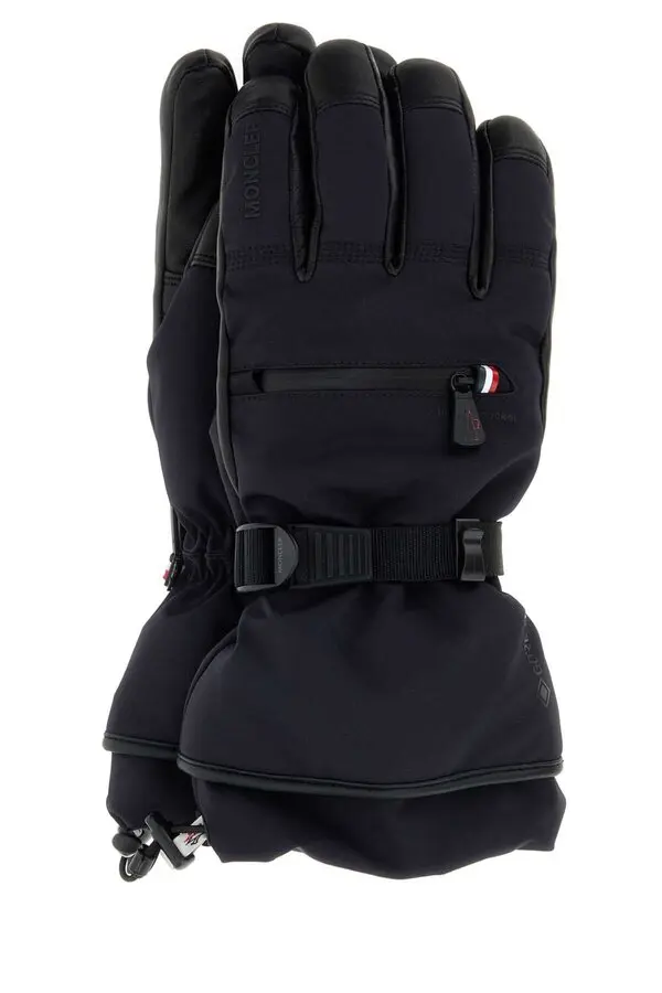 Moncler Midnight Stretch Nylon Gloves - Blue