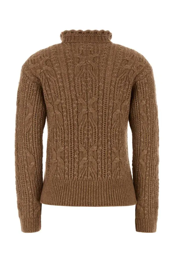 Moncler Biscuit Alpaca Blend Sweater