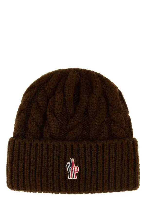 Moncler Wool Blend Beanie Hat