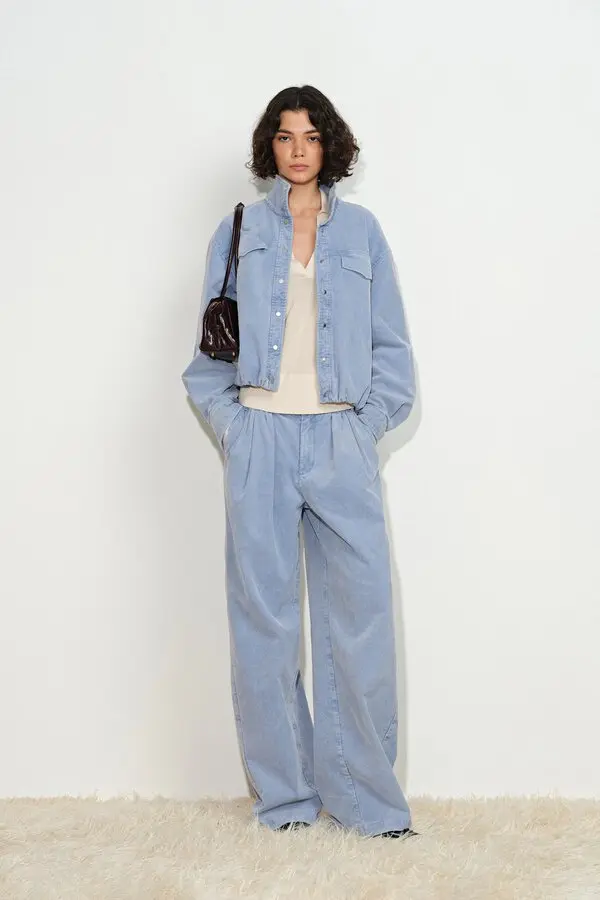 Fabrique Honora Balloon Jacket In Cotton Corduroy
