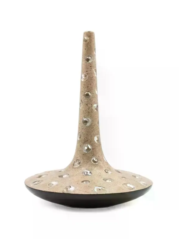 ENZO DE GASPERI Inlaid Rocking Vase