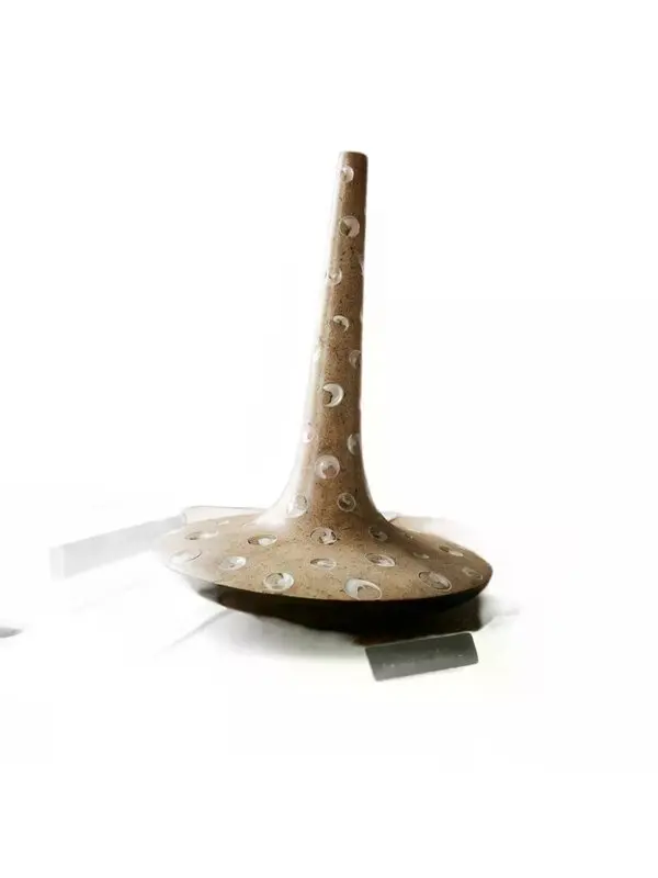 ENZO DE GASPERI Inlaid Rocking Vase