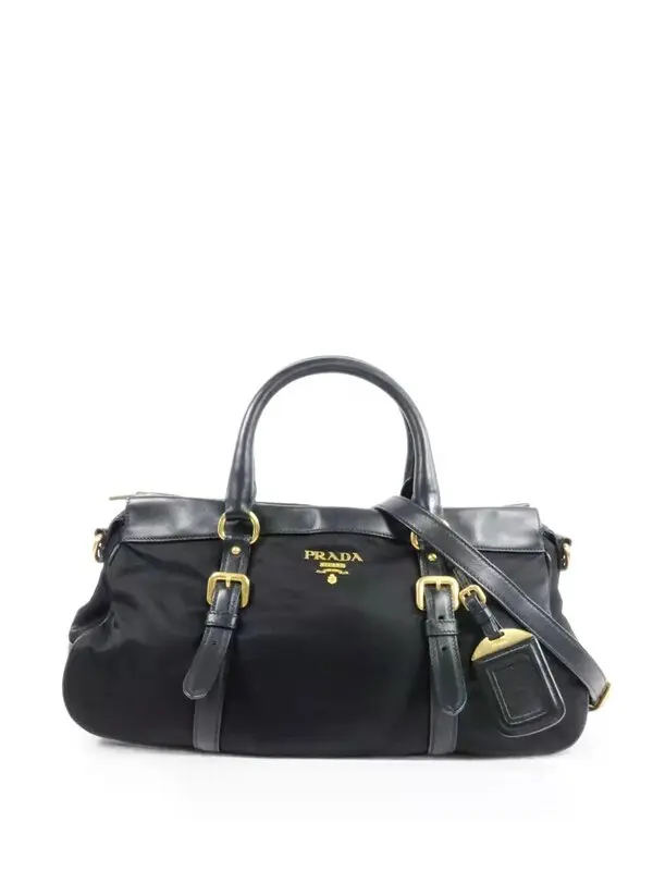 Prada Buckle-detail Tote Bag