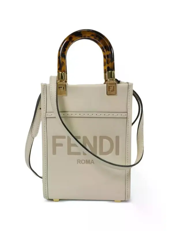 Fendi Mini Mon Tresor Tote Bag - Neutrals