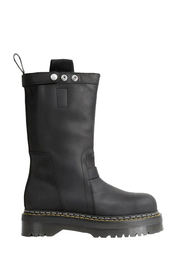 Rick Owens Dr. Martens X Quad Sole Pull On Boots
