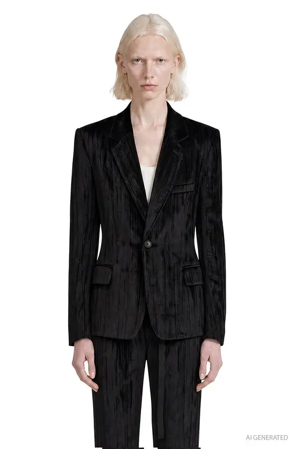 ANN DEMEULEMEESTER Susa Comfort Tailored Blazer