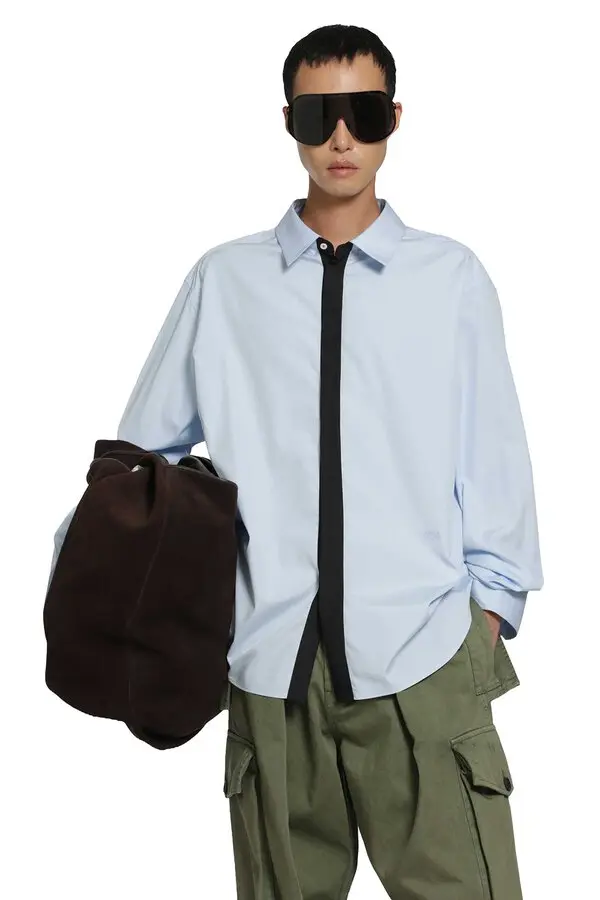 Loewe Shirt In Cotton - Blue