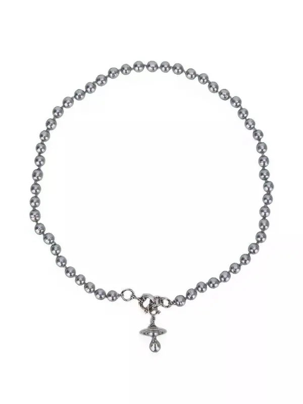 VIVIENNE WESTWOOD Aleksa Faux-pearl Orb Necklace - Silver