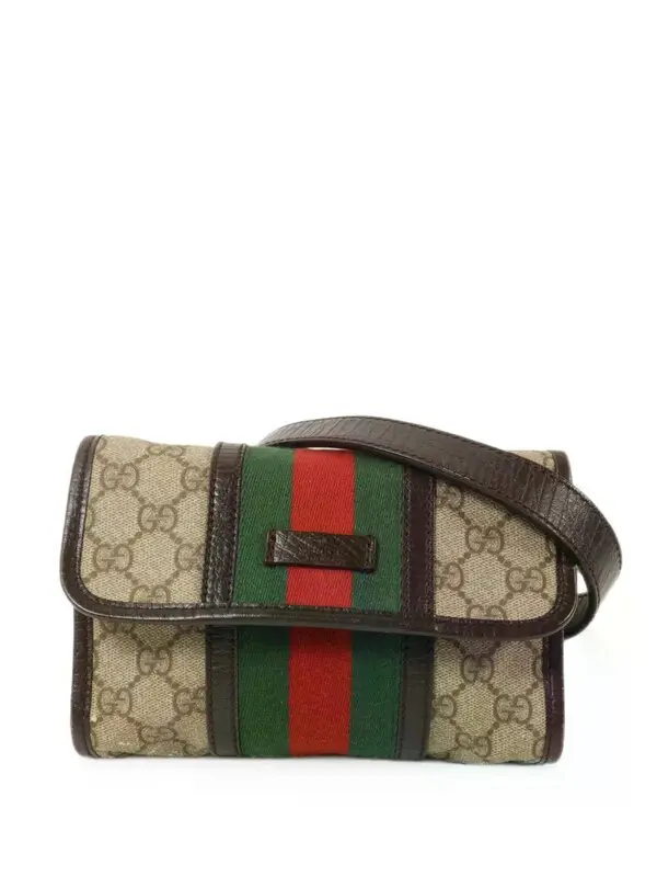 Gucci Gg Supreme Web Belt Bag