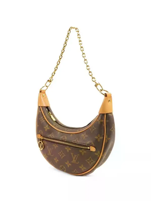 LOUIS VUITTON Monogram Loop Shoulder Bag - Brown