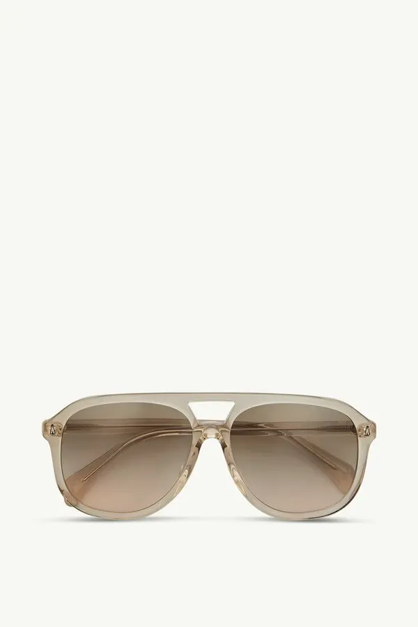 Moncler Fluxe Pilot Sunglasses
