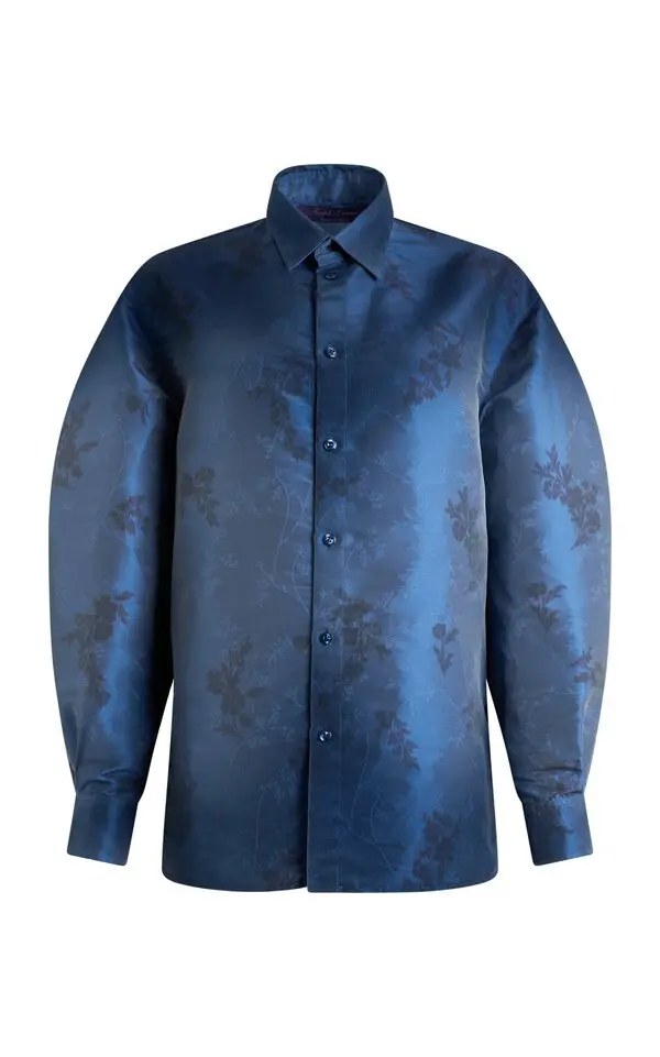 Ralph Lauren Caspare Floral Jacquard Shirt - Blue