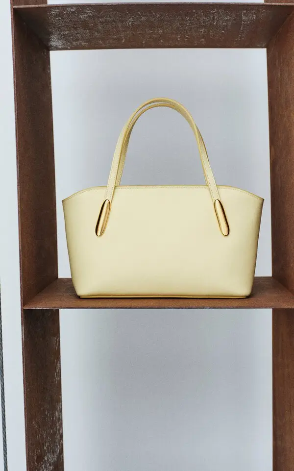 Savette Small Arch Bag In Matte Calf Leather