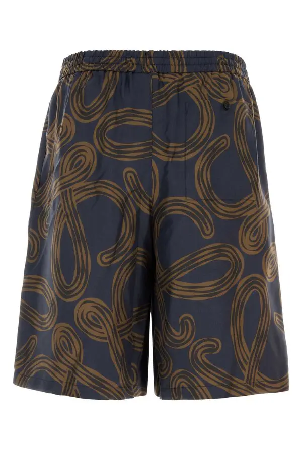 Loewe Printed Silk Paula S Ibiza Bermuda Shorts