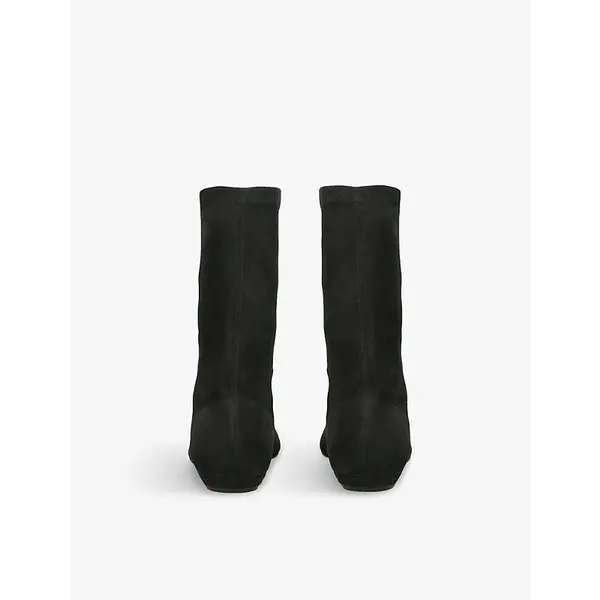 THE ROW Cindy Stretch-suede Ankle Boots