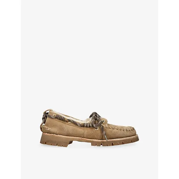 GOLDEN GOOSE Cruise Suede Loafers - Tan