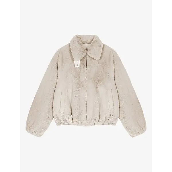 Maje Collared Regular-fit Shell Jacket